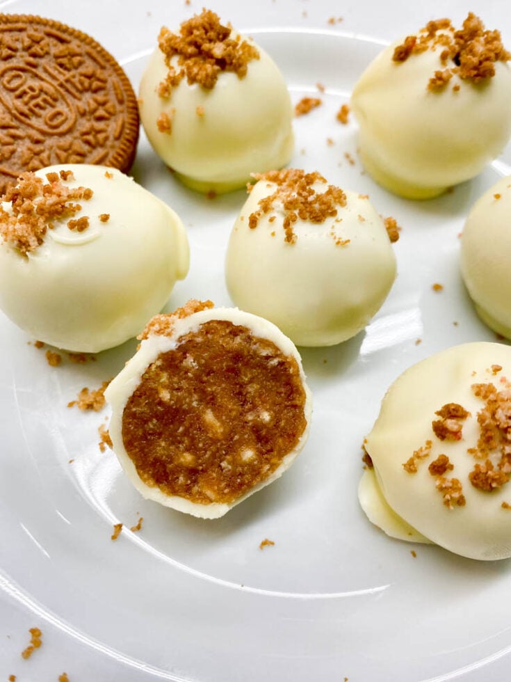 Gingerbread Truffles - Simple Holiday Dessert! - fed by sab