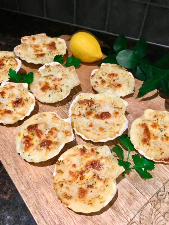 The Best Coquilles Saint Jacques (Baked Scallop Shells) - fed by sab