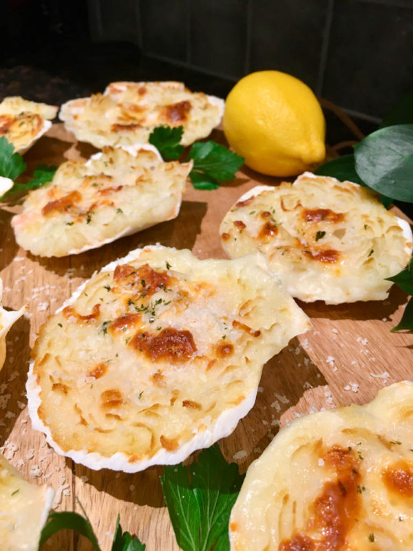 The Best Coquilles Saint Jacques (Baked Scallop Shells) - fed by sab