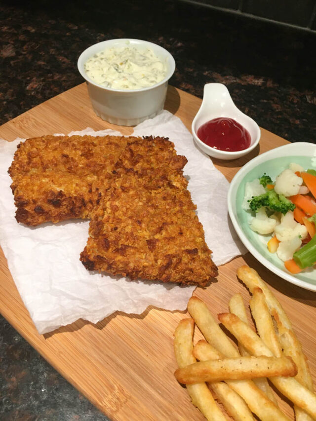 Corn Flake Crusted Fish EXTRA Crispy - fed by sab