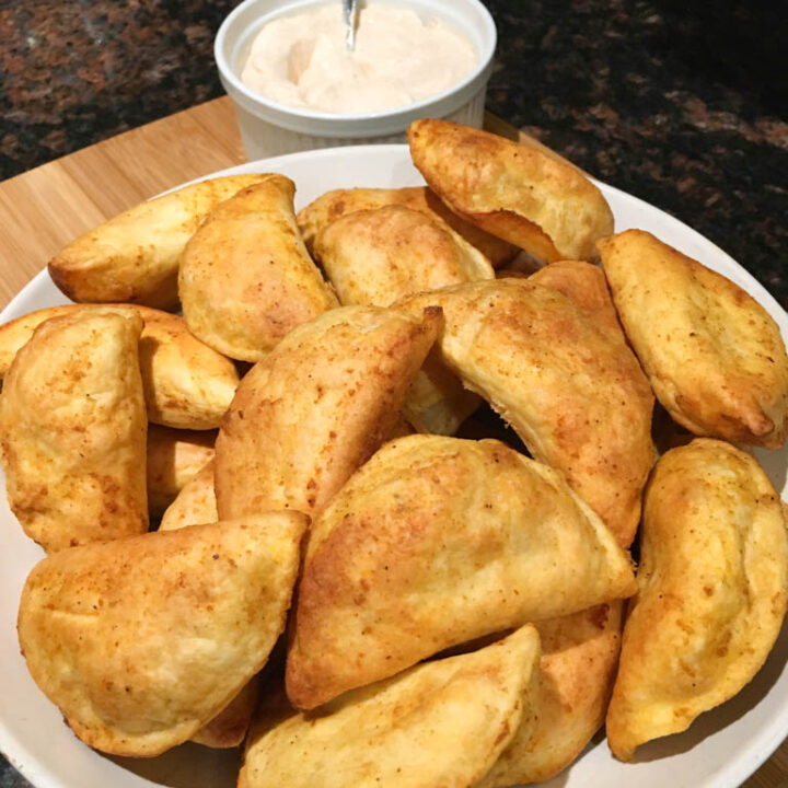 Crispy Pierogi with Cajun Dip - fed by sab