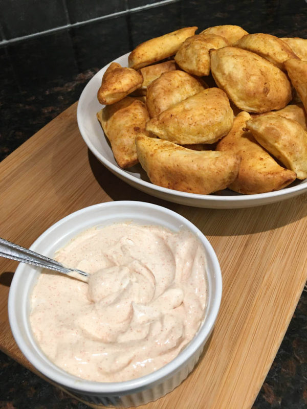 Crispy Pierogi with Cajun Dip - fed by sab
