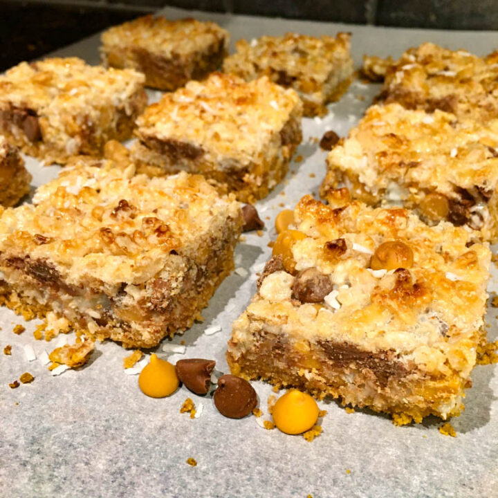 8 Layer Magic Bars - Quick Easy Dessert - fed by sab