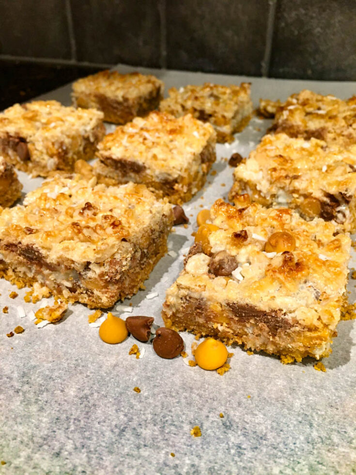 8 Layer Magic Bars - Quick Easy Dessert - fed by sab