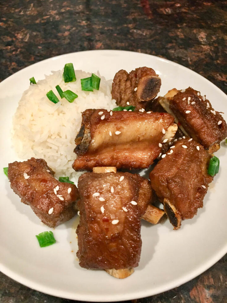 Sweet and Sticky Short Ribs - fed by sab