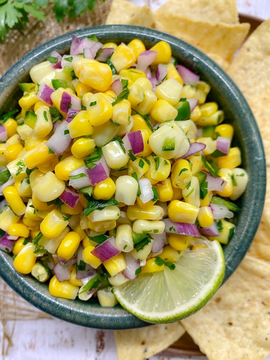 Chipotle Corn Salsa Copycat Recipe - fed by sab