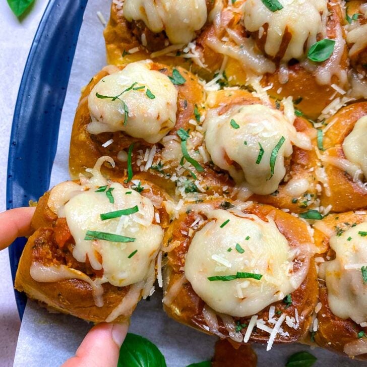 Pull Apart Meatball Sliders - fed by sab
