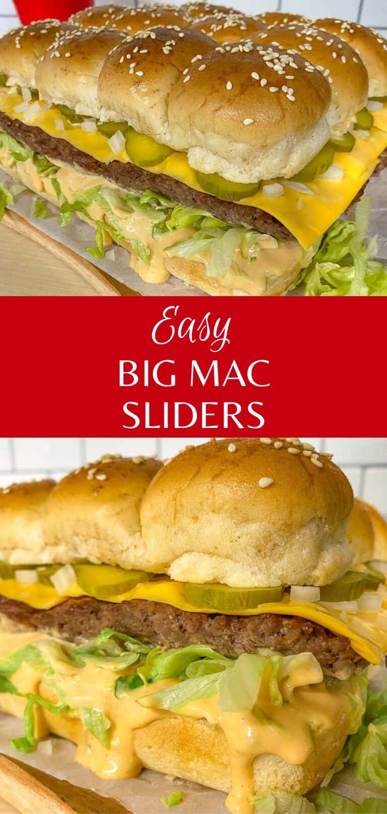 Big Mac Sliders - fed by sab