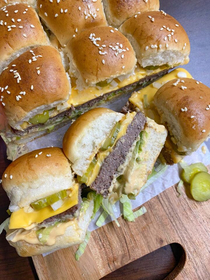 Big Mac Sliders - fed by sab