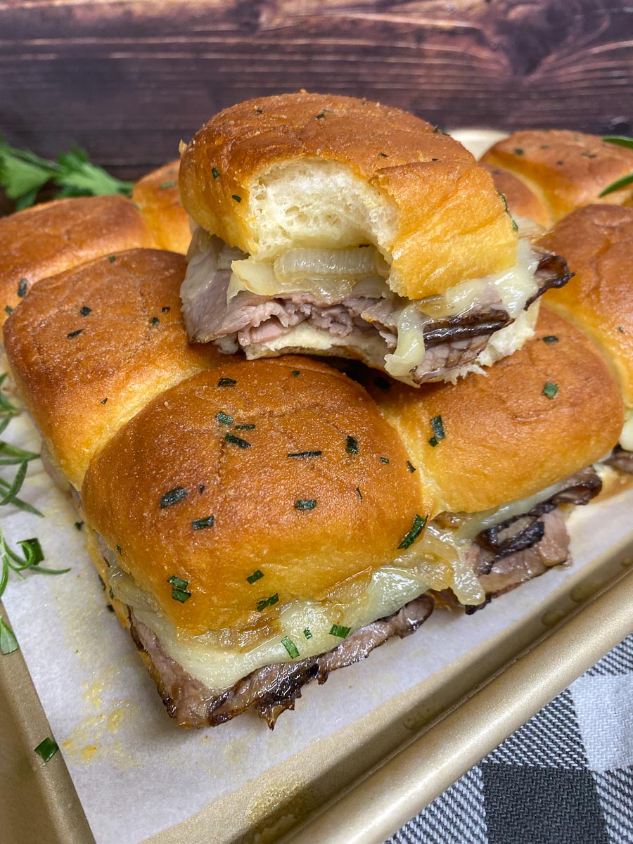 Roast Beef Sliders - fed by sab