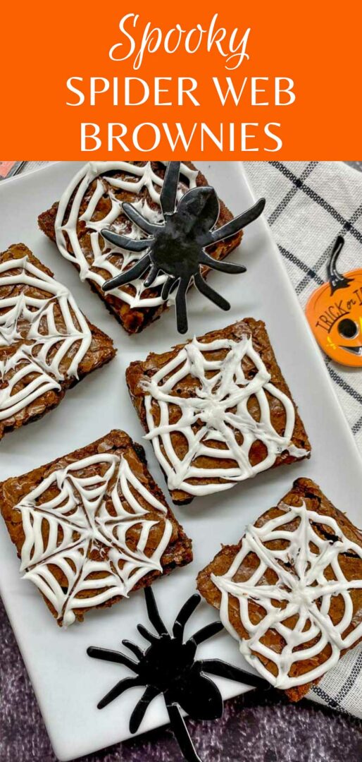 Spider Web Brownies - fed by sab