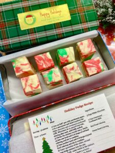 Holiday Fudge Gift Boxes - fed by sab