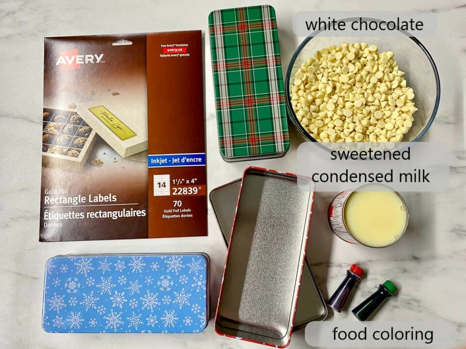 Holiday Fudge Gift Boxes - fed by sab