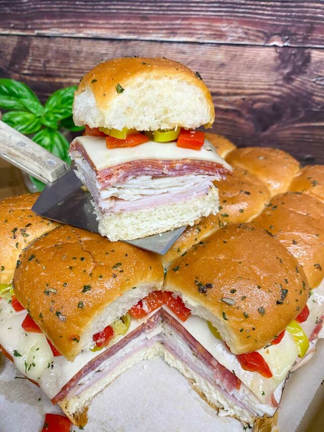 Italian Sliders - fed by sab