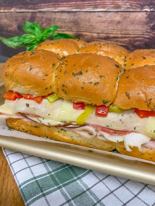 Italian Sliders - fed by sab