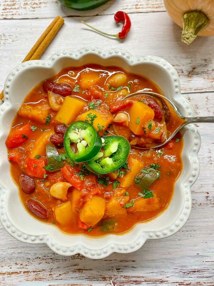 Butternut Squash Chili - fed by sab