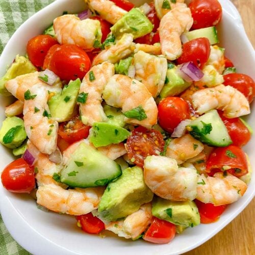 Avocado Shrimp Salsa - fed by sab