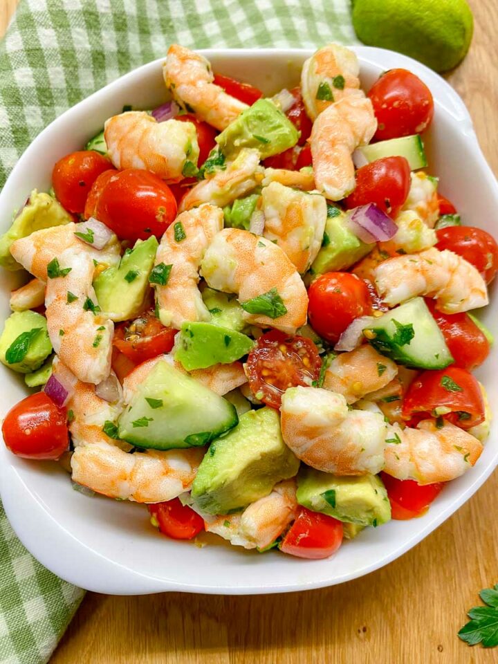 Avocado Shrimp Salsa - fed by sab