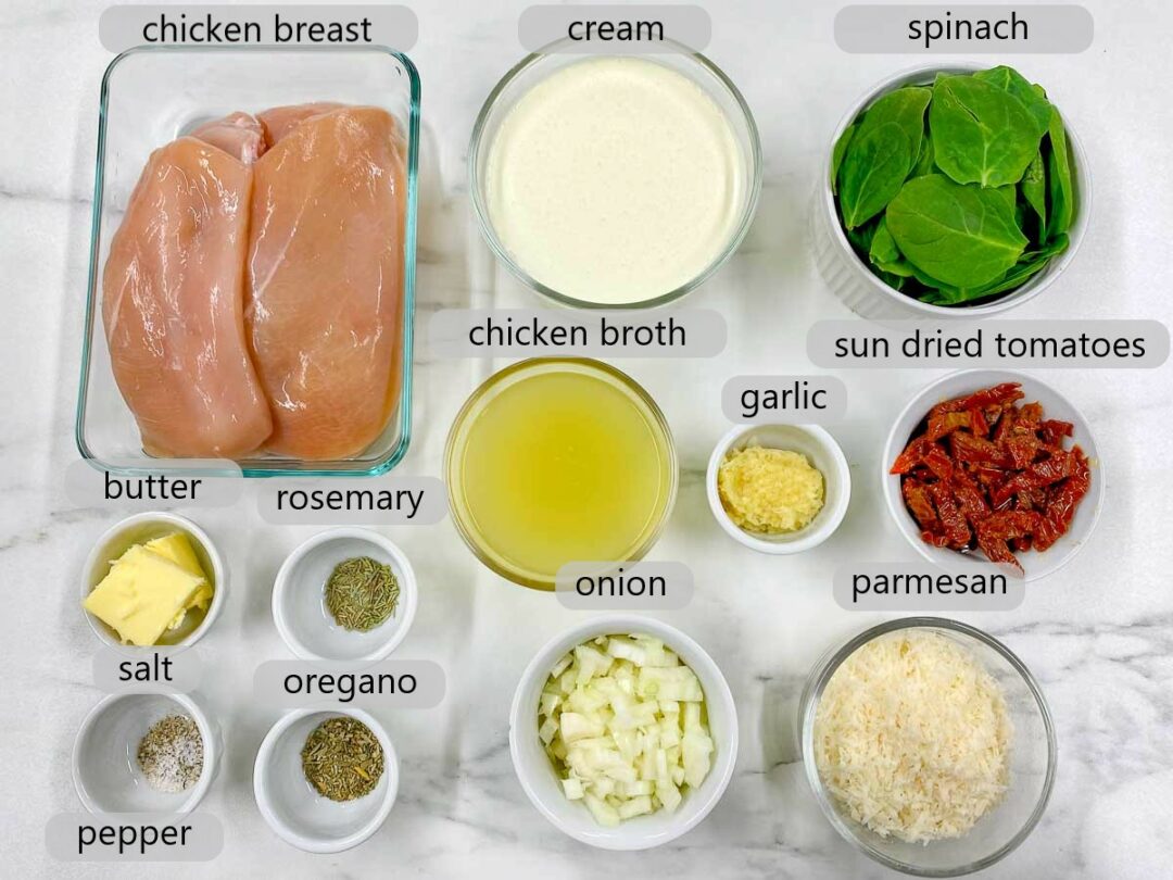 Creamy Tuscan Chicken - fed by sab