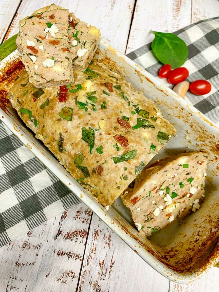 Mediterranean Turkey Meatloaf - fed by sab