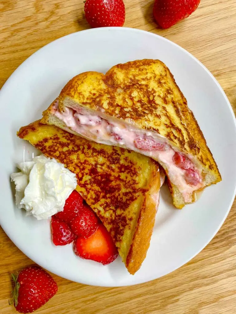 Strawberry Cheesecake French Toast - fed by sab