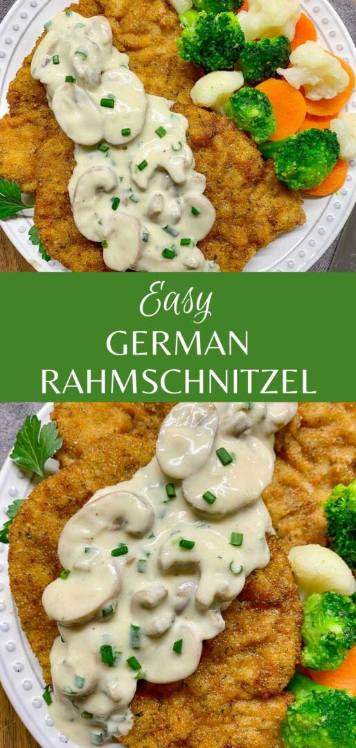 Rahmschnitzel (Creamy Mushroom Schnitzel) - fed by sab
