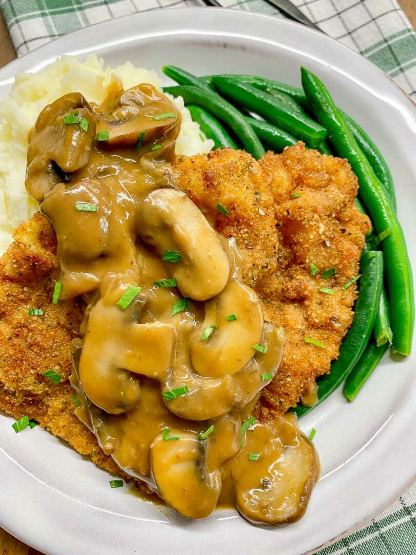 Hunter Schnitzel (Jagerschnitzel) - fed by sab