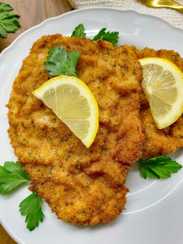 German Pork Schnitzel - fed by sab