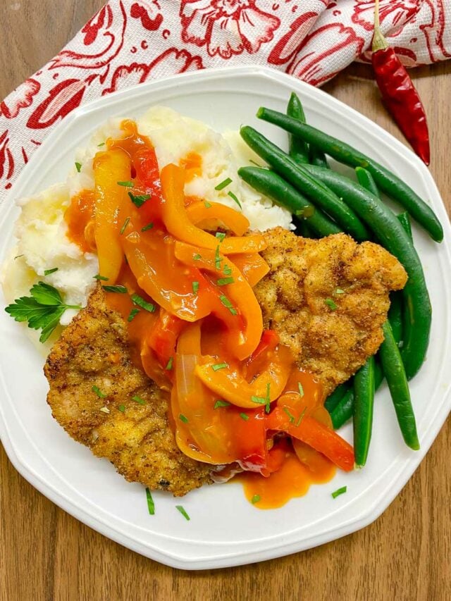 Spicy Paprika Schnitzel (Paprikaschnitzel) - fed by sab