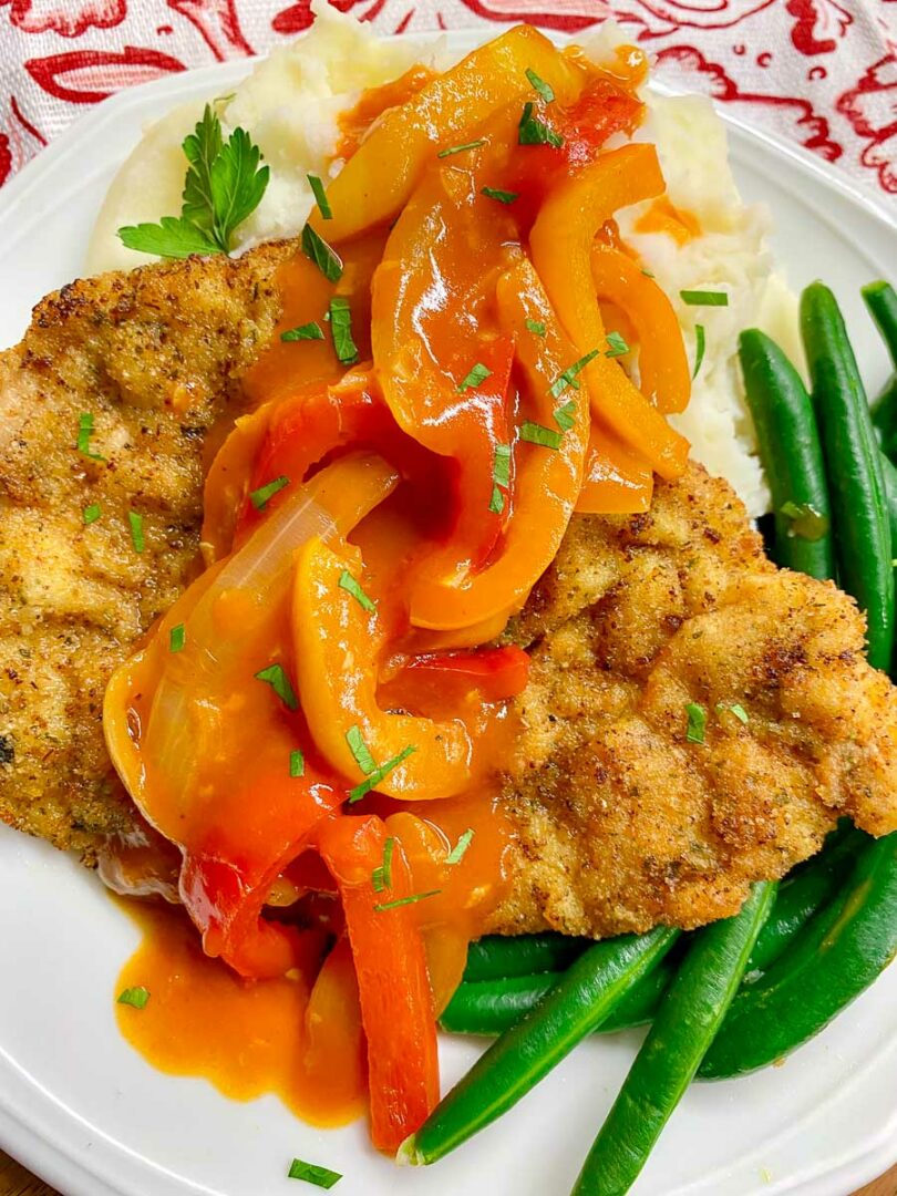 Spicy Paprika Schnitzel (Paprikaschnitzel) - fed by sab