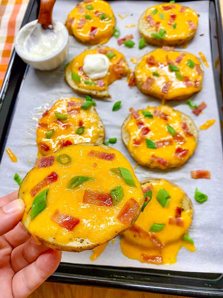 Loaded Baked Potato Slices - fed by sab