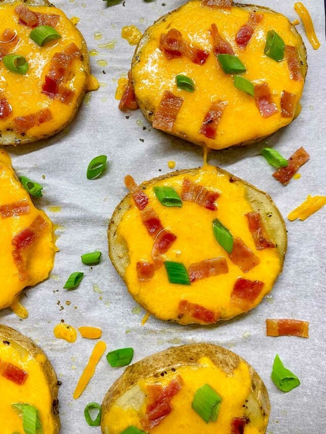 Loaded Baked Potato Slices - fed by sab