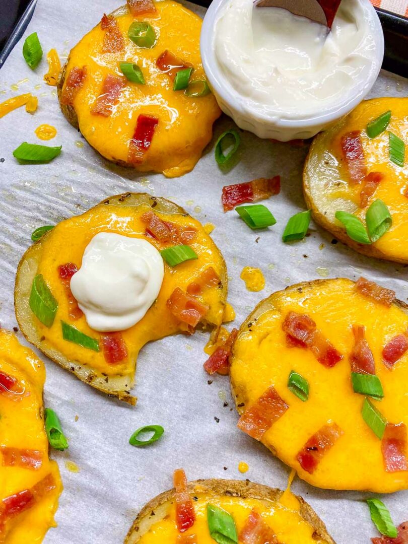 Loaded Baked Potato Slices - fed by sab