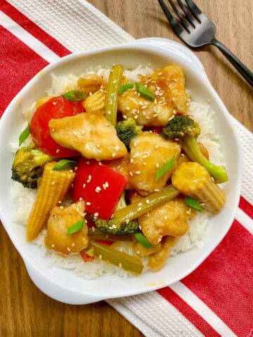 Hunan Chicken Stir Fry - fed by sab
