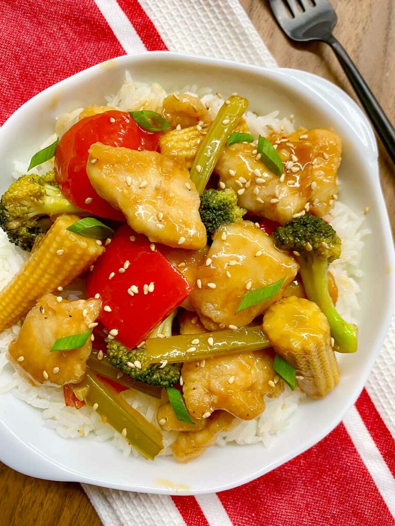 Hunan Chicken Stir Fry - fed by sab