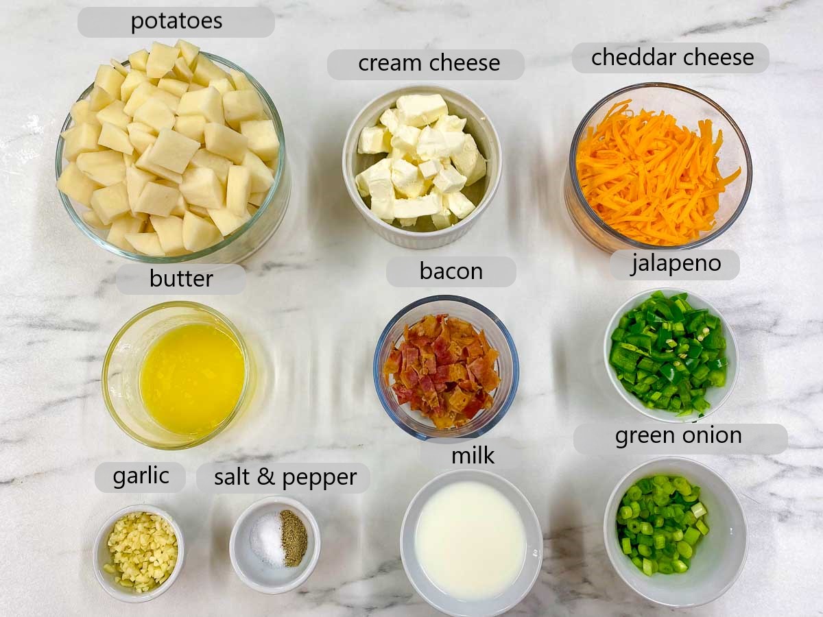 Jalapeno Popper Mashed Potatoes - fed by sab