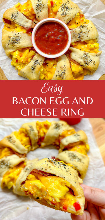 Bacon Egg and Cheese Breakfast Ring - fed by sab