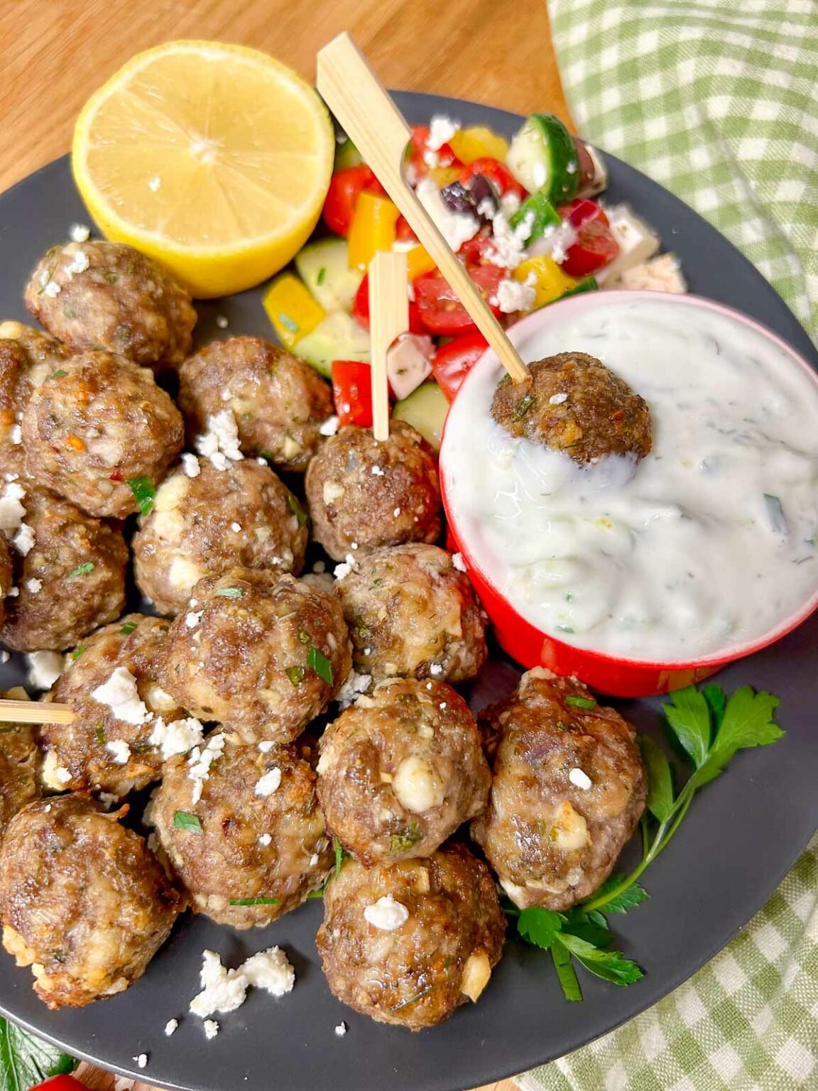 Greek Meatballs (Keftedes) - fed by sab