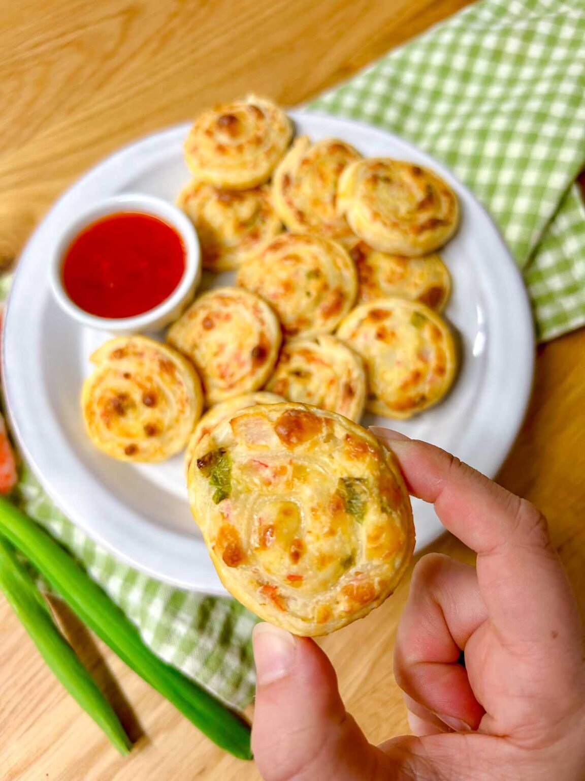 Crab Rangoon Pinwheels - fed by sab