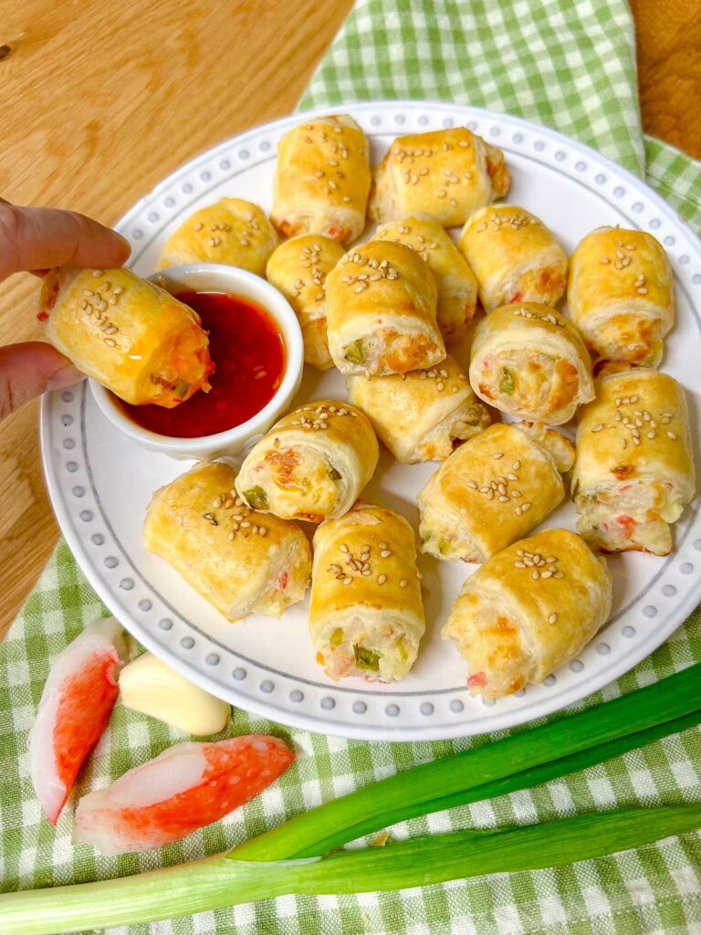 Crab Rangoon Puffs - fed by sab