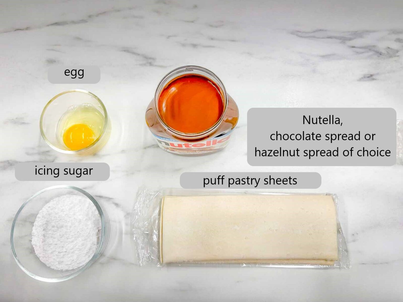 Holiday Nutella Pastries - fed by sab