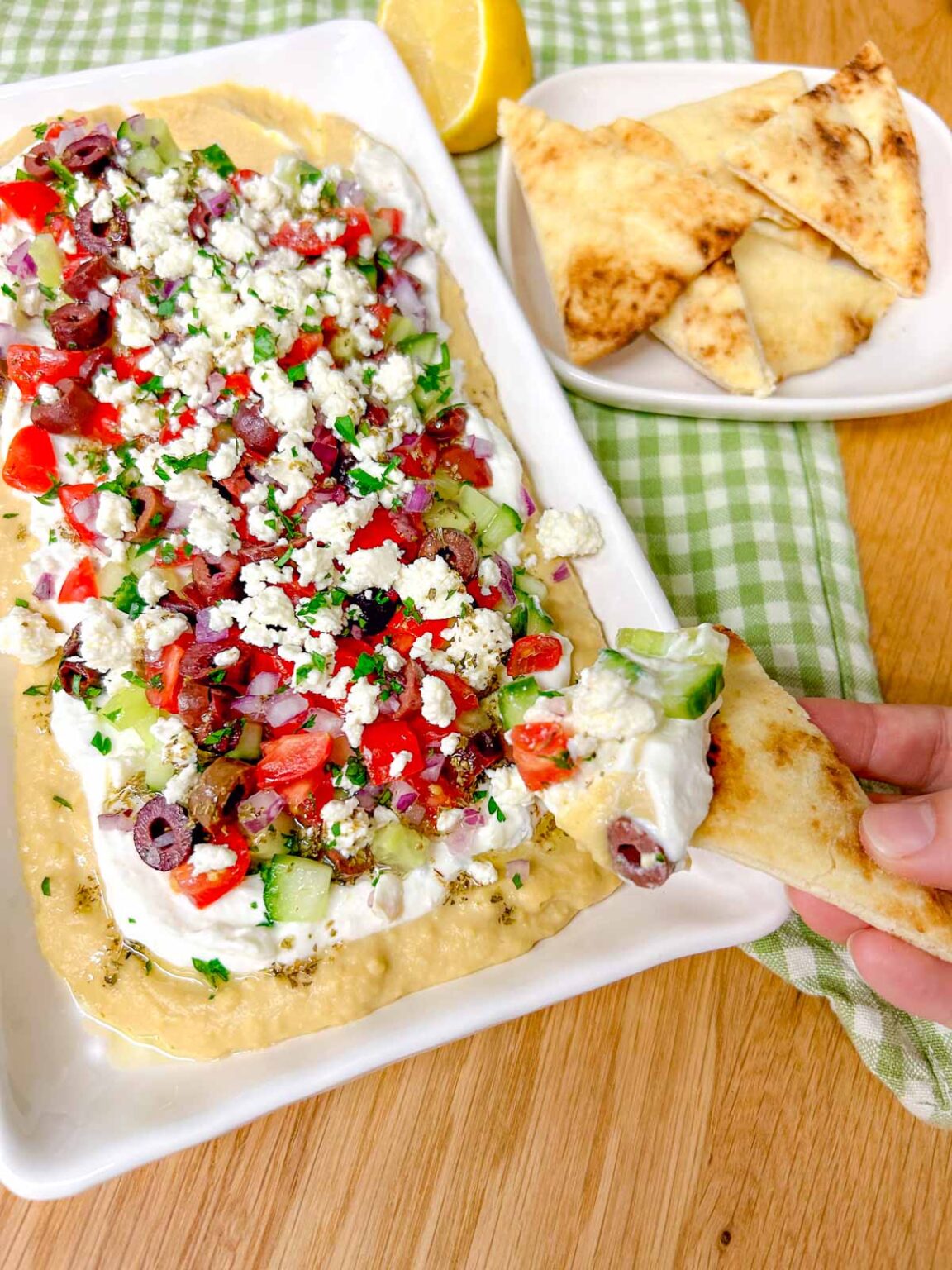 Greek Layer Dip - fed by sab