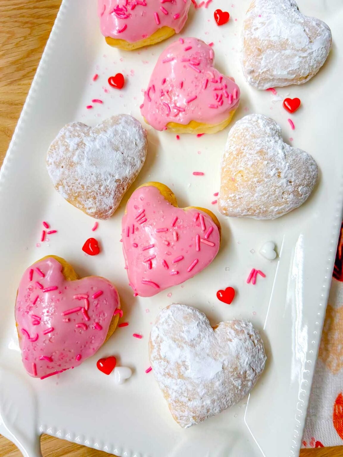Heart Jelly Donuts (Valentine's Day) - fed by sab