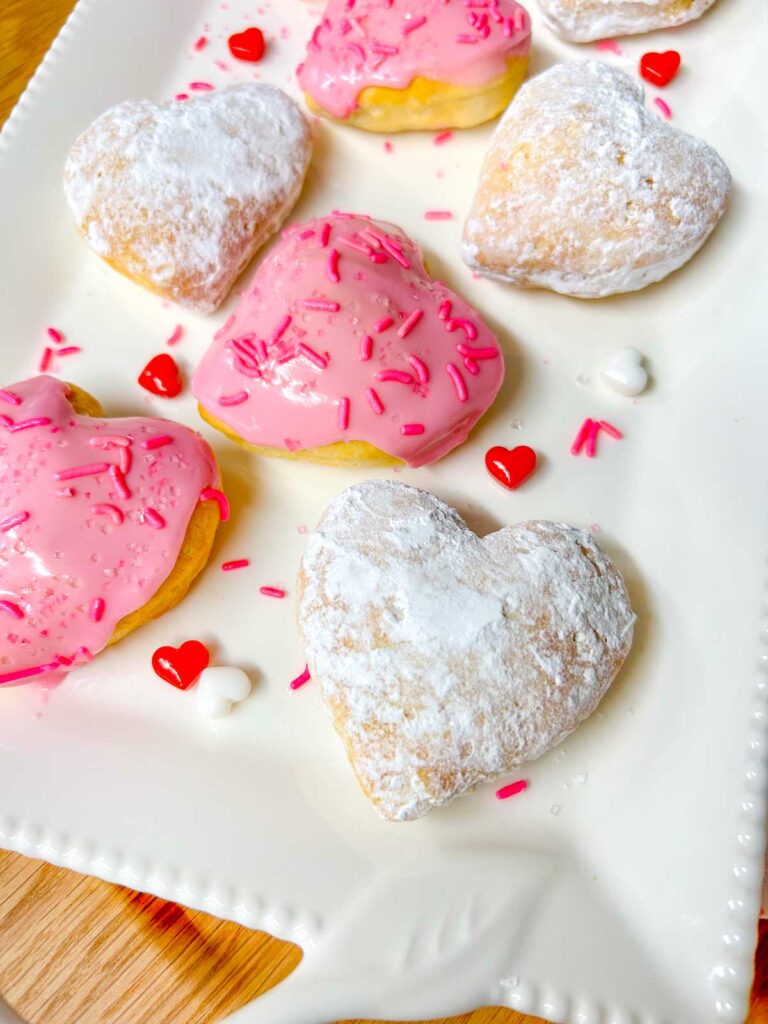 Heart Jelly Donuts (Valentine's Day) - fed by sab