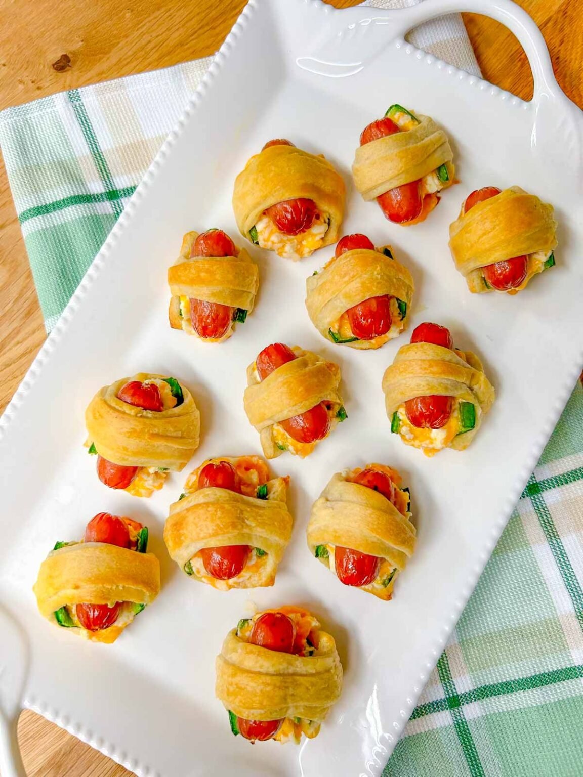 Jalapeno Popper Pigs in a Blanket - fed by sab