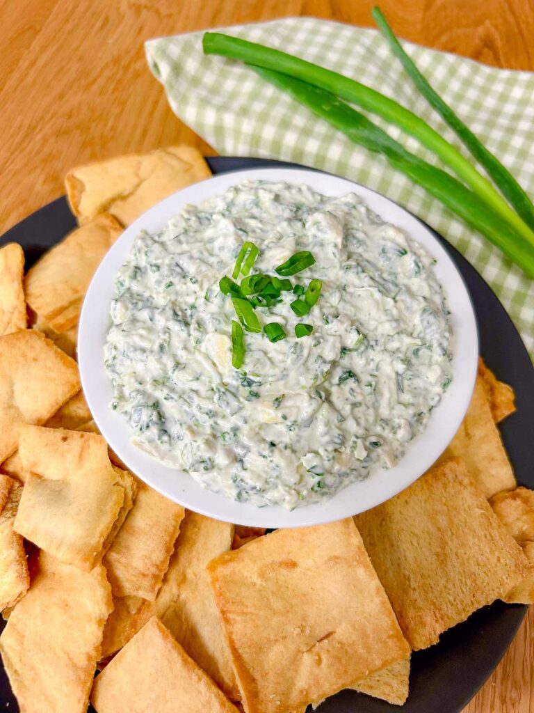 Cold Spinach Artichoke Dip - fed by sab