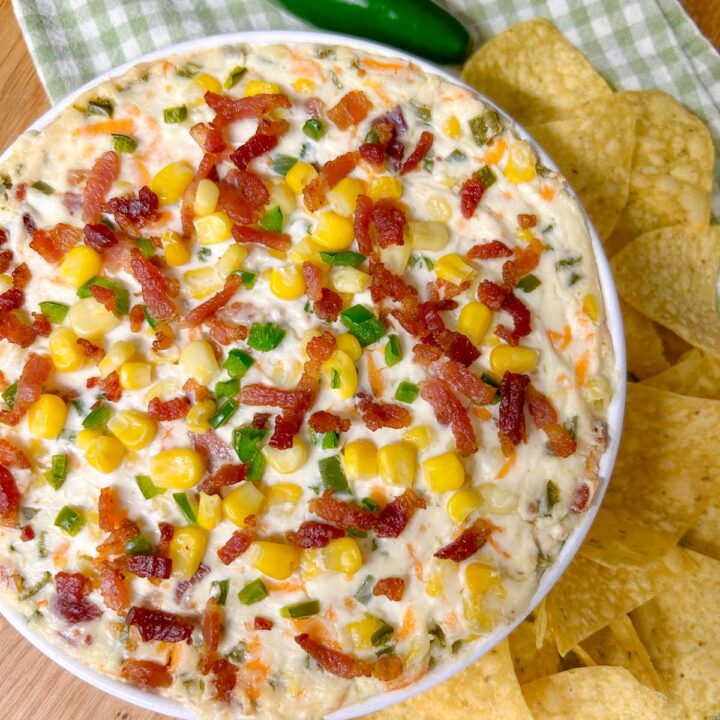 Jalapeno Popper Corn Dip - fed by sab